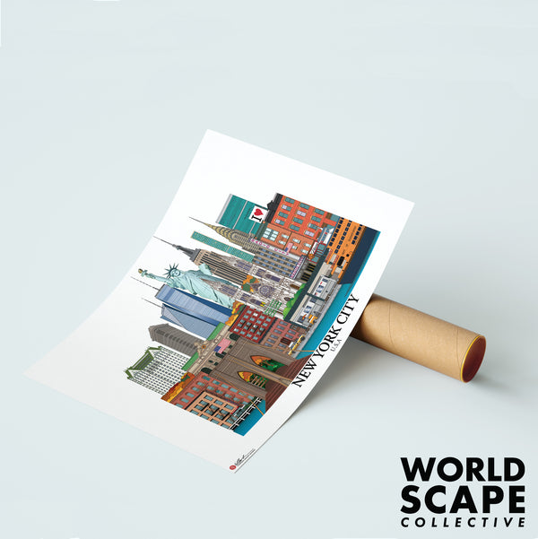 WORLDSCAPE NEW YORK CITY (C) U.S.A. – WORLDSCAPE COLLECTIVE